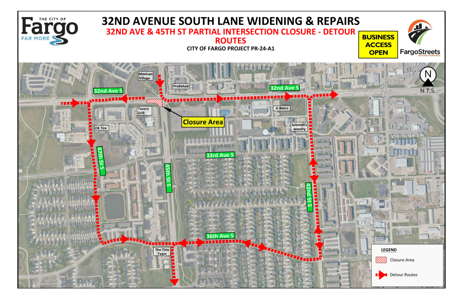 Road Closure Directions Fargo North Dakota - Fargo Center for Dermatology